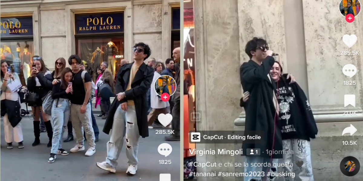 Tananai duetta con l'artista di strada Virginia Mingoli. Il video | RDD