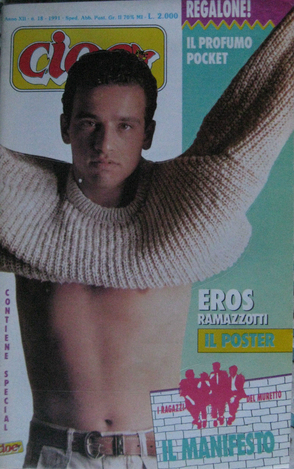 Le migliori copertine di Cioè degli anni Novanta e Ottanta