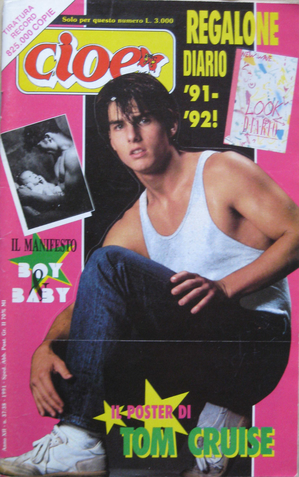 Le migliori copertine di Cioè degli anni Novanta e Ottanta