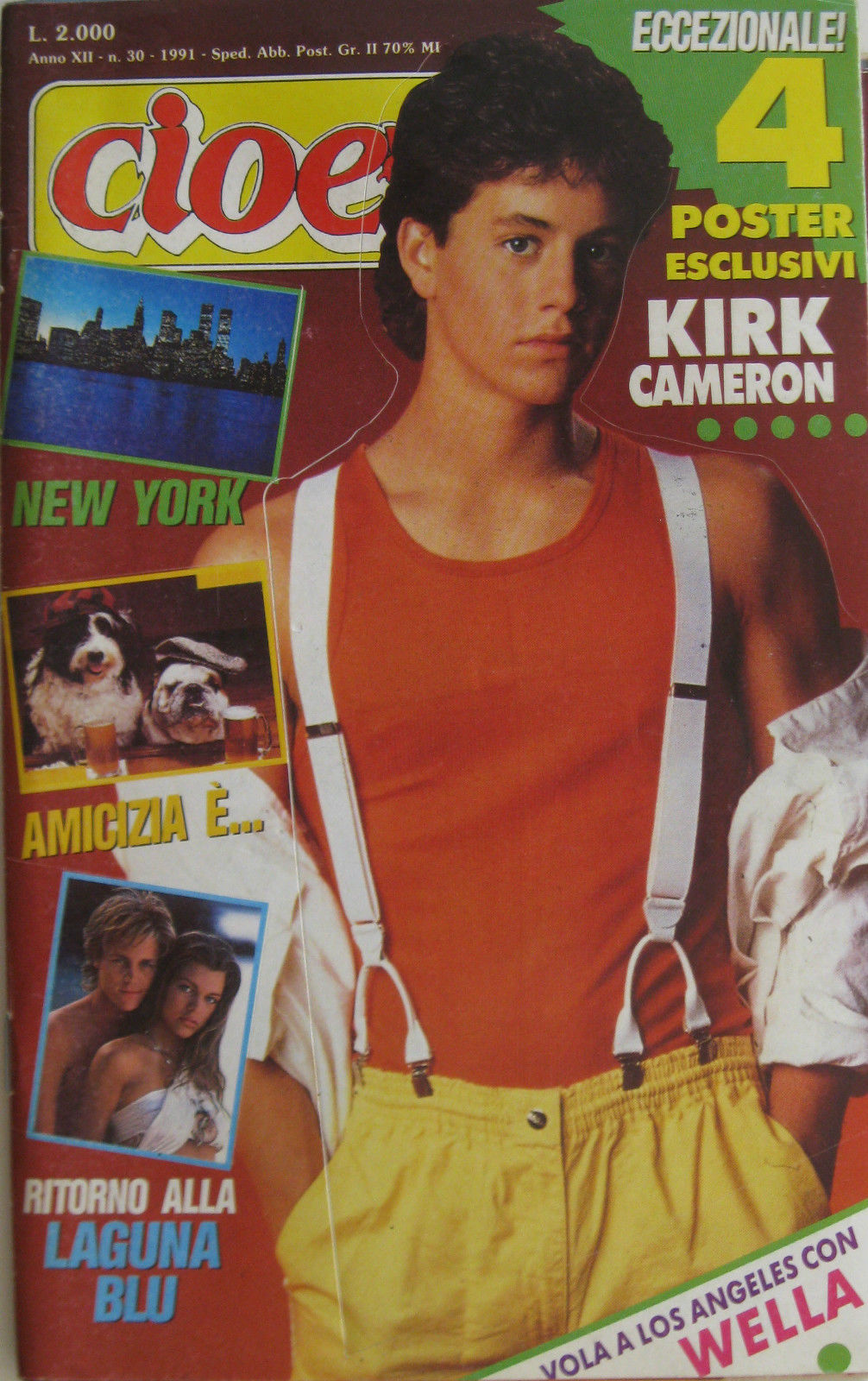 Le migliori copertine di Cioè degli anni Novanta e Ottanta