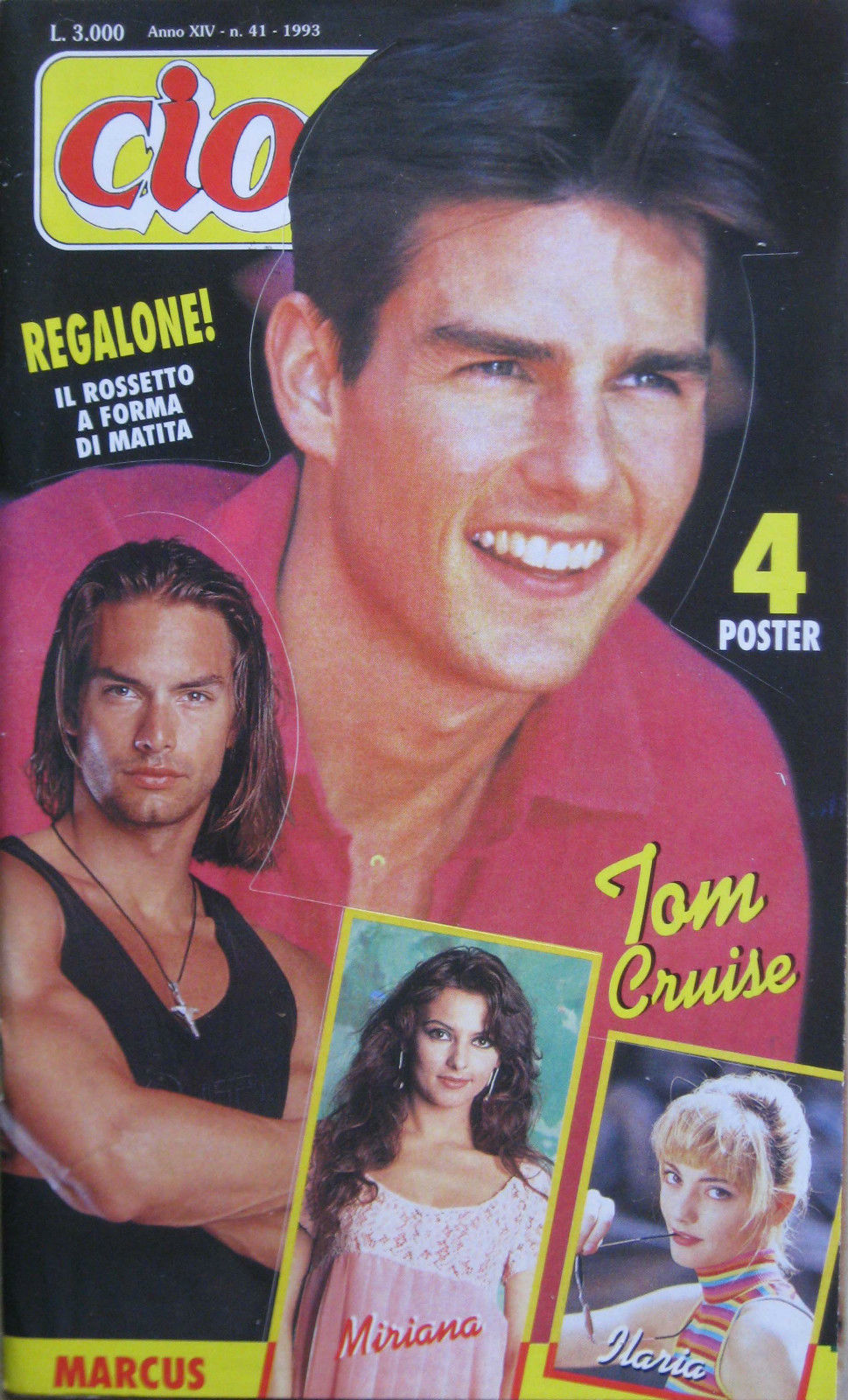 Le migliori copertine di Cioè degli anni Novanta e Ottanta