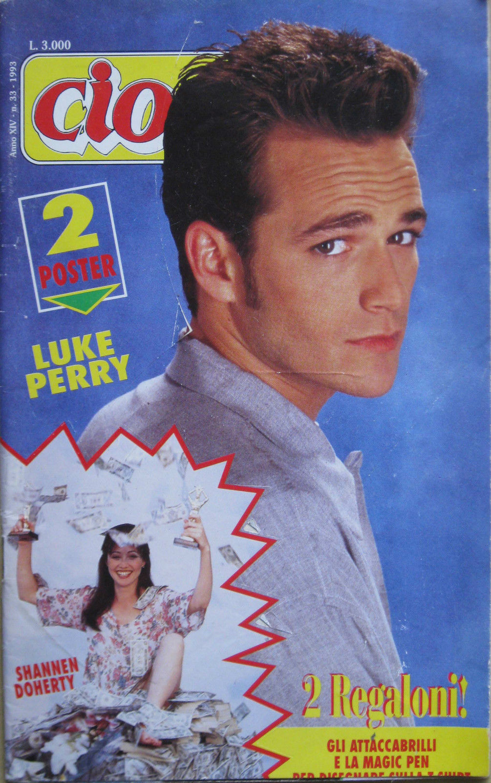 Le migliori copertine di Cioè degli anni Novanta e Ottanta