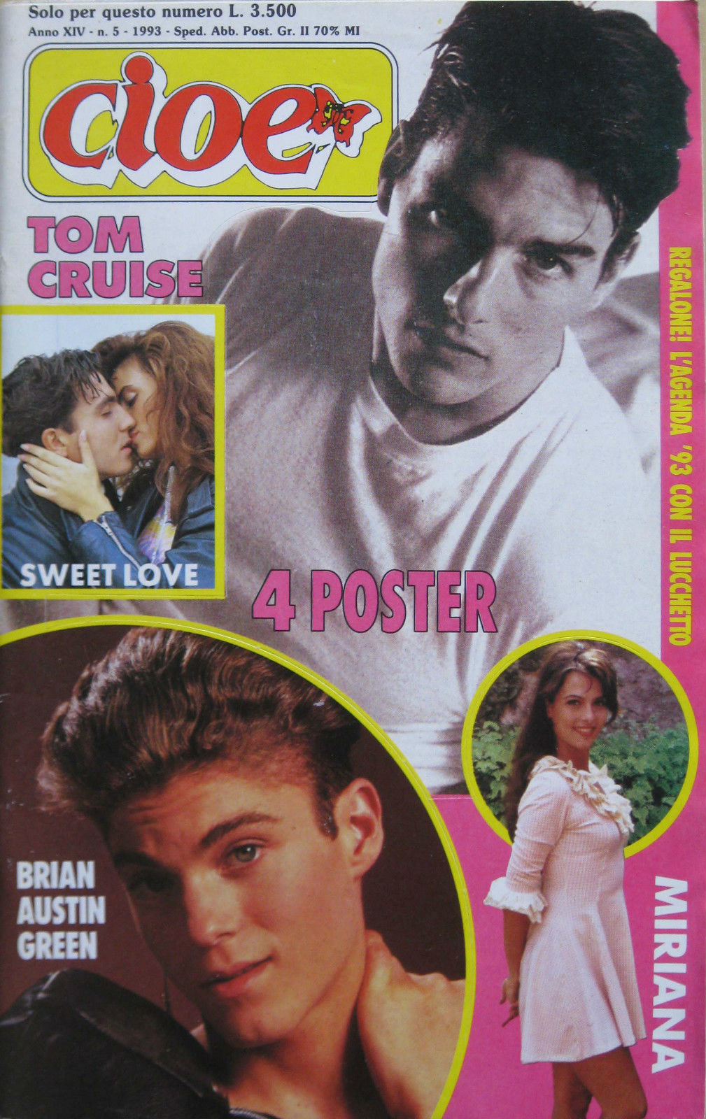 Le migliori copertine di Cioè degli anni Novanta e Ottanta