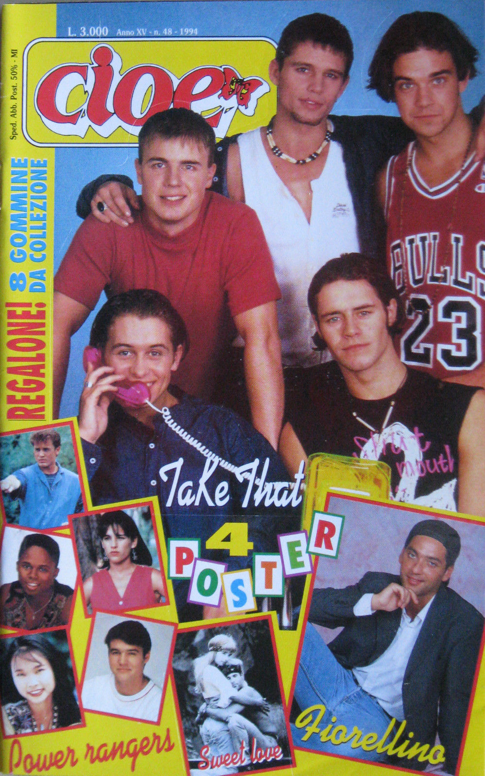 Le migliori copertine di Cioè degli anni Novanta e Ottanta