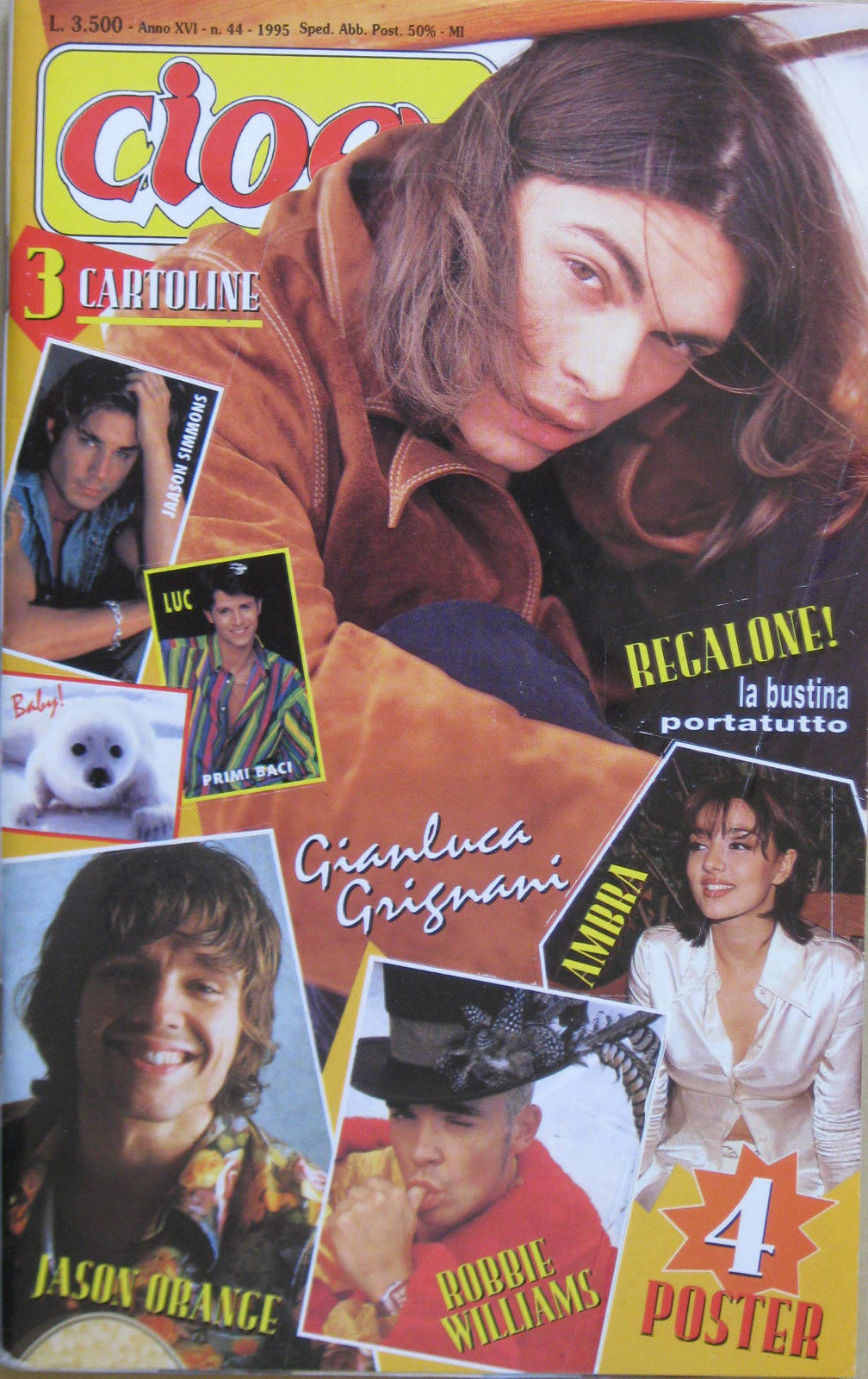 Le migliori copertine di Cioè degli anni Novanta e Ottanta